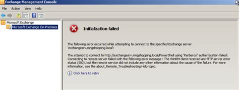 The Attempt To Connect To Powershell Using Kerberos