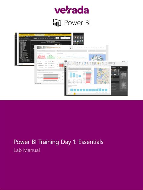 Power Bi Training Course Day 1 Lab Manual Pdf Microsoft Excel Data