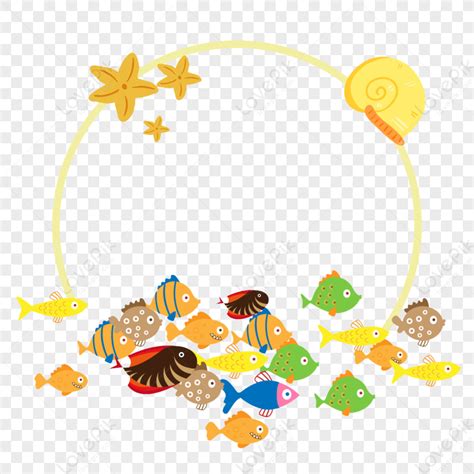 해양 생물의 경계 Png 일러스트 무료 다운로드 Lovepik