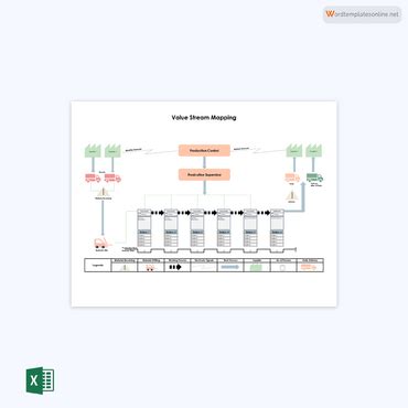 Free Value Stream Mapping Templates Excel
