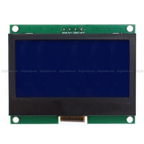Lcd Graphics Display Module 214 St7567 128x64 I2c 33v 5v With Bezel