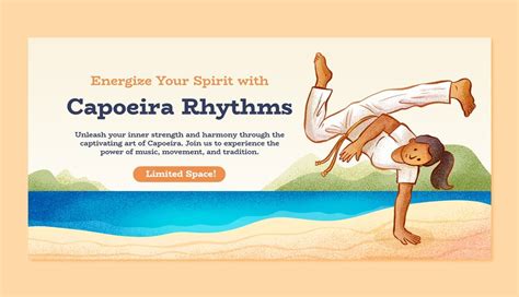 Estandarte Horizontal De La Capoeira Vector Gratis