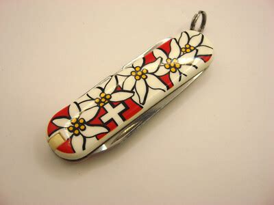 Victorinox Classic Sd Swiss Army Knife 12 New Edelweiss Red Ebay