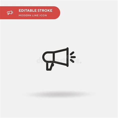 Speaker Simple Vector Icon Illustration Symbol Design Template For Web Mobile Ui Element Stock
