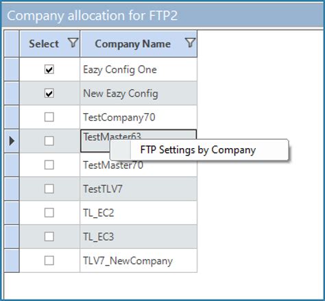 Ftp Settings