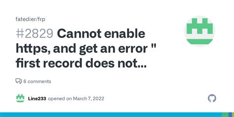 Cannot Enable And Get An Error First Record Does Not Look Like