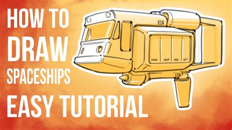 Spaceship Drawing Tutorial