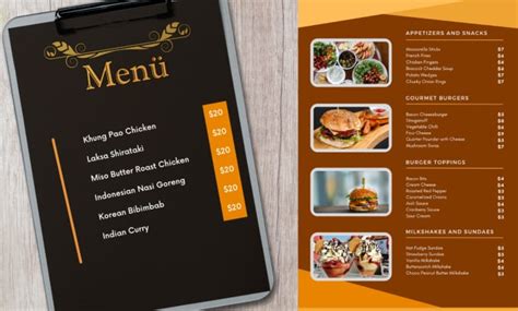 Create A Professional Restaurant Menu Design By Bibifatema918 Fiverr