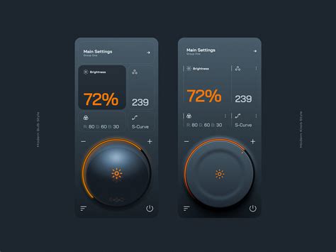light control app ui exploration by mik skuza on dribbble