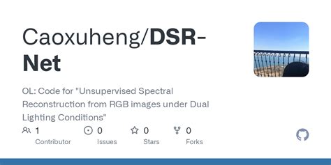 Github Caoxuhengdsr Net Ol Code For Unsupervised Spectral Reconstruction From Rgb Images