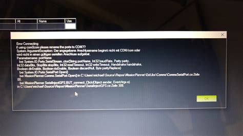 Error Connecting RTK Base Mission Planner ArduPilot Discourse