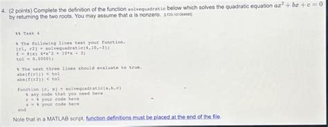 Solved 4 2 Points Complete The Definition Of The Function