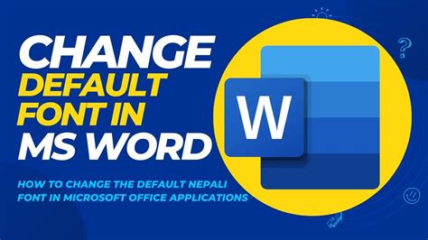 Easy Way To Change Font In Nepali English For Msword