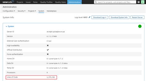 Sonarqube 전체 Loc 확인 방법 Curvc Devops Confluence Dc
