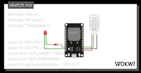Thingspeak Wokwi Esp32 Stm32 Arduino Simulator