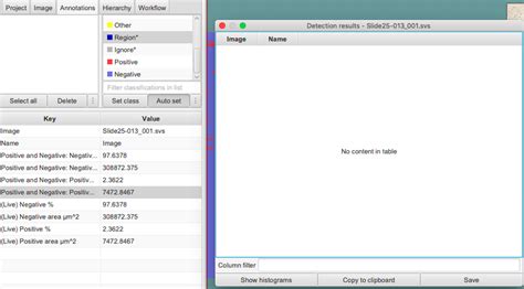 pixel classification mesurent data export image analysis image sc forum
