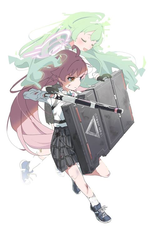 Hoshino And Yume Blue Archive Drawn By Fuyubone Danbooru