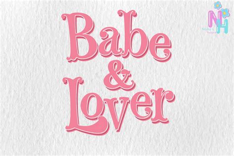 Babe And Lover Sublimation Valentine Png Graphic By Nanas House