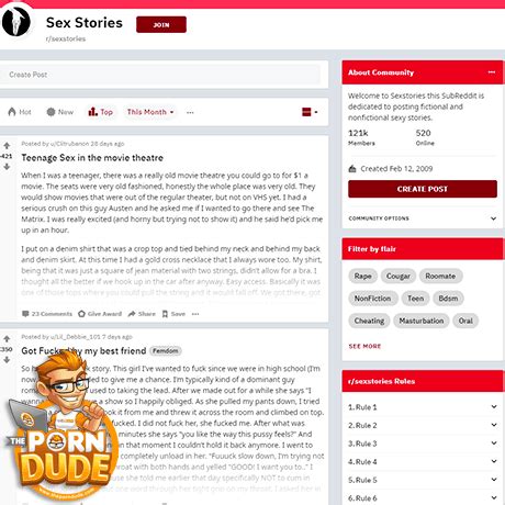 Reddit Sex Stories R SexStories Hall Of Fame