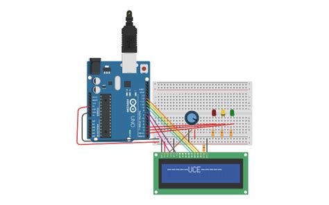 circuit design trabajo autónomo lcd 16x2 tinkercad