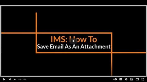 Outlook Tutorial How To Forward Emails As Attachments Information Management Systems