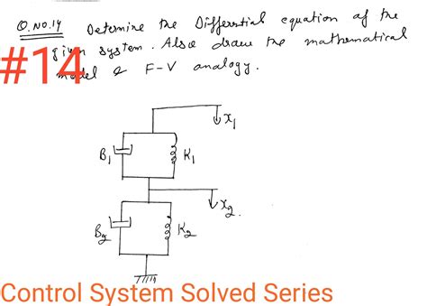Control System Solved Series Mechanical System Modeling