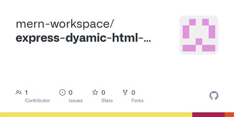Github Mern Workspace Express Dyamic Html Form