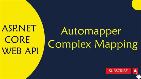 asp core web api 30 automapper complex mapping in asp core web api in telugu youtube