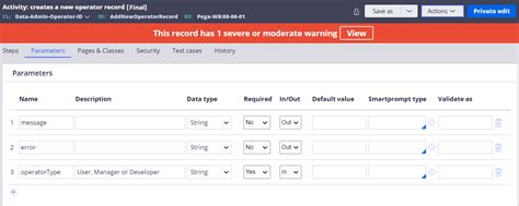 Ootb Activity To Create A New Operator Id Record Support Center