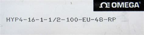 New Sealed Omega Hyp4 16 1 12 100 Eu 48 Rp Hypodermic Probe