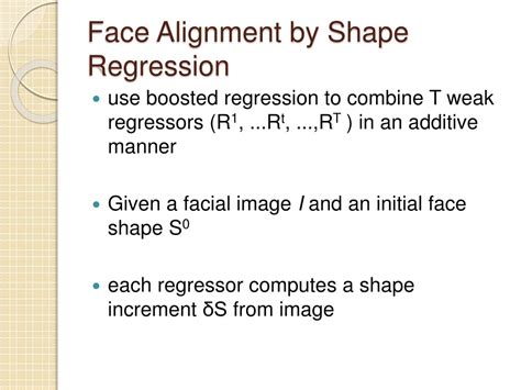 Ppt Face Alignment By Explicit Shape Regression Powerpoint