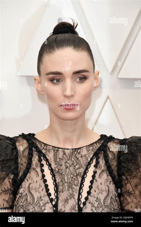 Rooney Mara Walking On The Red Carpet At The 92nd Annual Academy Awards