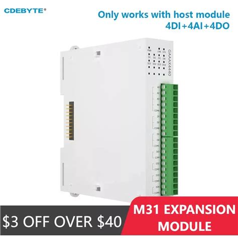 4di 4ai 4do Distributed Remote Io Expansion Module Analog Switch Acquisition Cdebyte Gaaax4440