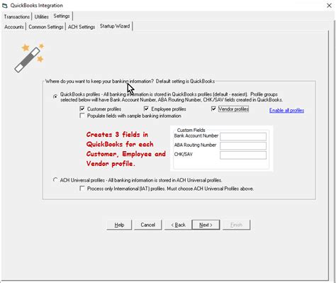 Profiles In Quickbooks Treasury Software