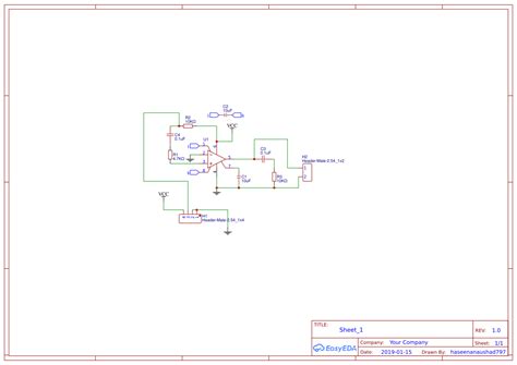 2 way intercom module lm386 smd easyeda open source hardware lab