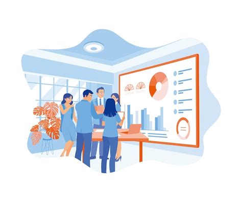 Premium Vector The Front End Development Team Develops Ui And Ux Designs For Mobile