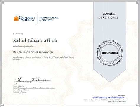 Designthinking Innovationjourney Courseraadventure Rahul Jahannathan K