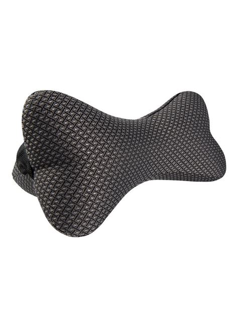 Подушка на подголовник из авто ткани серая купить от производителя в Москве по цене Интернет