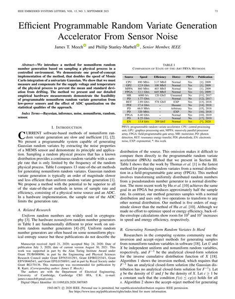 Efficient Programmable Random Variate Generation Accelerator From
