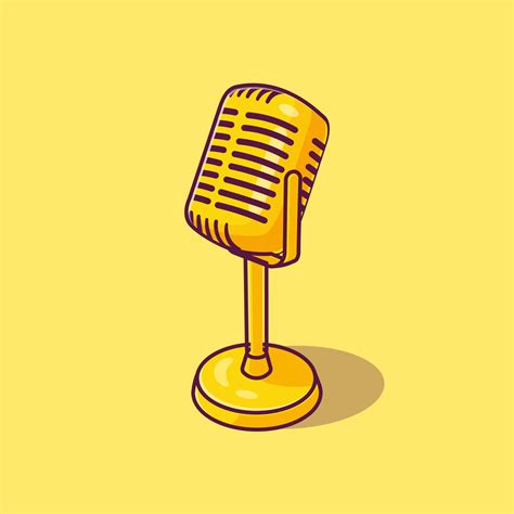 Radio Microphone Cartoon At Morris Rios Blog