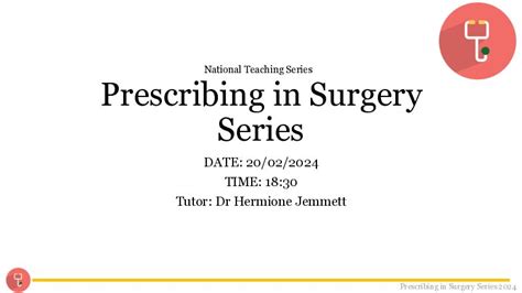 Prescribing In Surgery Vte Prophylaxis And Analgesia Content Medall