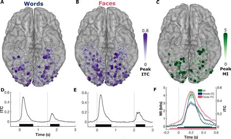 Population Phase Coherence Ab Peak Itc At Individual Electrodes For Download Scientific
