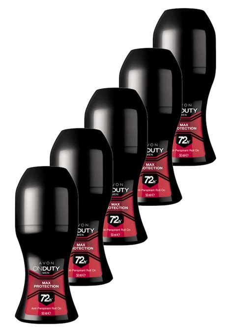 Avon Onduty Max Protection 72h Erkek Roll On Deodorant 5 X 50 Ml