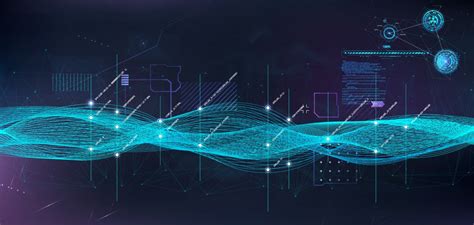 Big Data Visualization Futuristic Royalty Free Vector Image