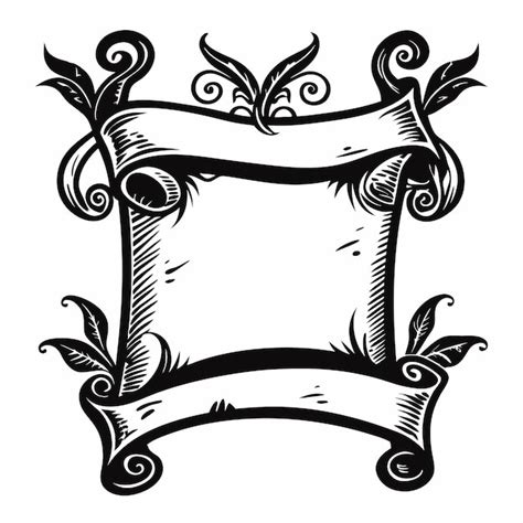 Vintage Ornate Scroll Frame With Floral Elements For Decorative Design Premium Ai Generated Vector