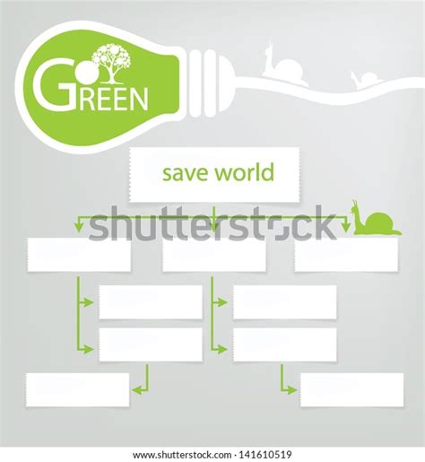 Go Green Design Template Diagram Vector Stock Vector Royalty Free 141610519 Shutterstock