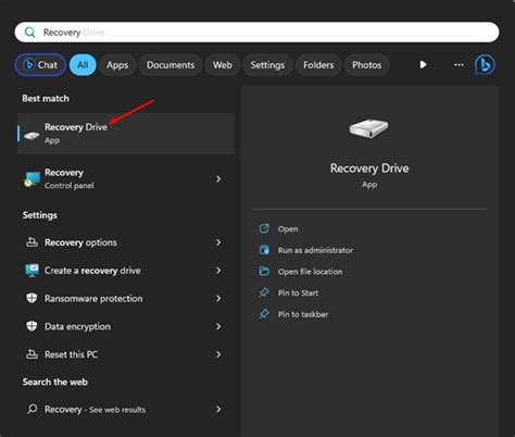 How To Create Recovery Drive On Windows 11