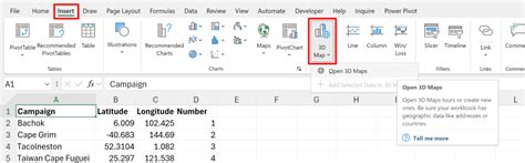 How To Make A Map In Excel With Latitude And Longitude Co Ordinates