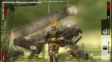 Metal Gear Solid Peace Walker Extra Ops 118 Peace Walker Type Ii S