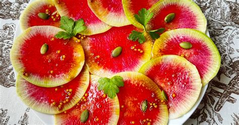 Карпаччо из арбузной редьки рецепт с фото пошаговый от Ирина Волигова Овкусе ру